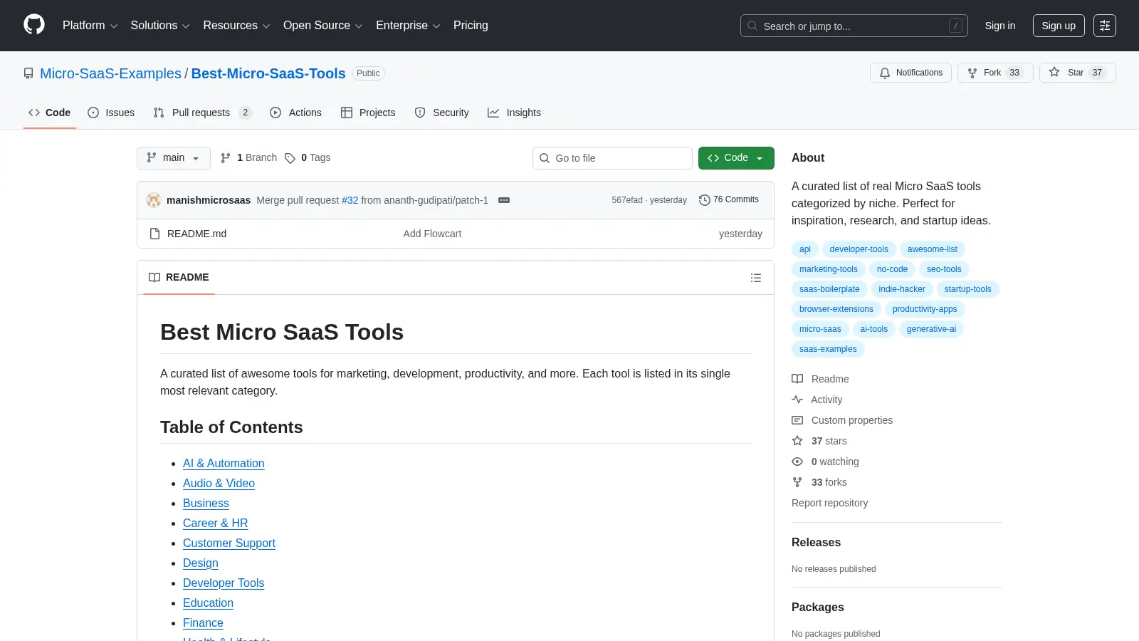 Best Micro Saas Tools | Starter Index